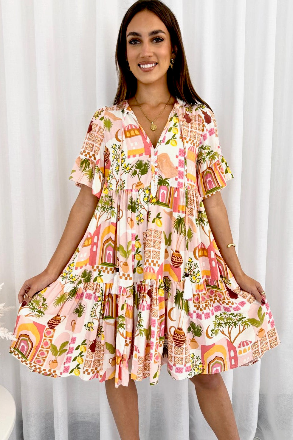 Imogen Mini Dress - Multi – Sage Collective
